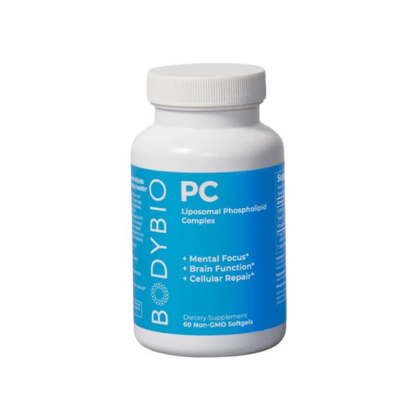BodyBio PC Softgels (Phosphatidylcholine) - 60 Softgels | Body Bio ...
