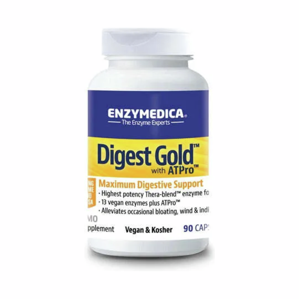 Digest Gold with ATPro | 90 Capsules | Enzymedica | Supplement Hub ...