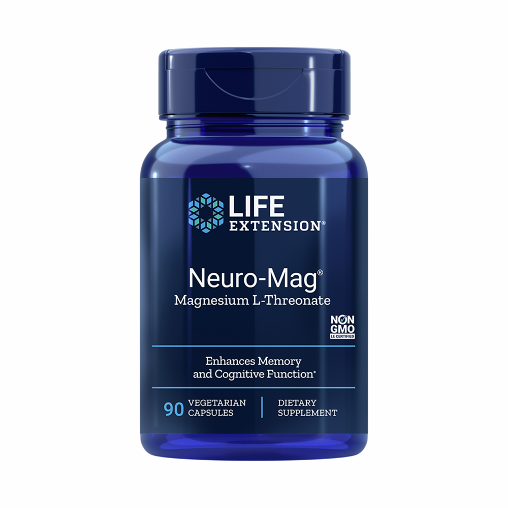 Neuro-Mag (Magnesium L-Threonate) - 90 Capsules | Life Extension ...