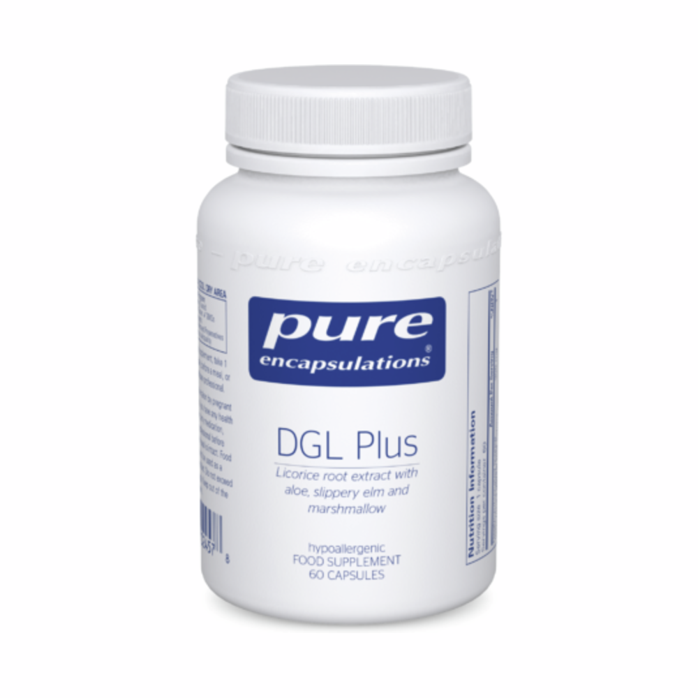DGL Plus | 60 Capsules | Pure Encapsulations | Supplement Hub ...