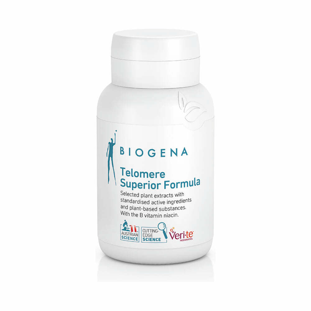 Biogena Telomere Superior Formula - 60 Capsules | Amrita Nutrition ...